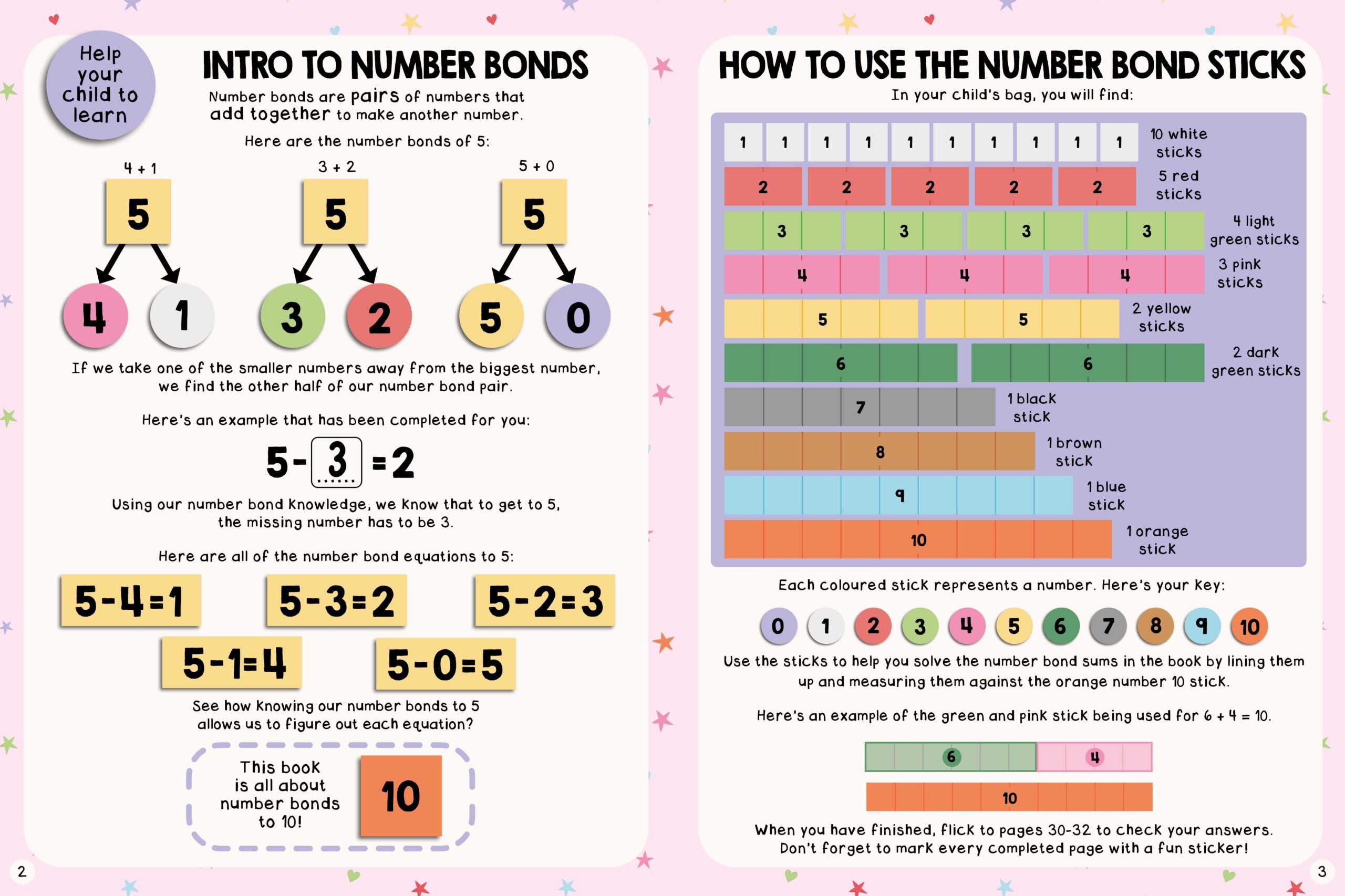 Bright Bee Number Bonds Activity Book Bag – Igloo Books